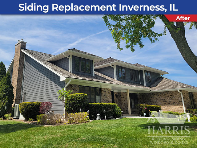 LP SmartSide Siding Replacement in Inverness, IL - Harris Exteriors